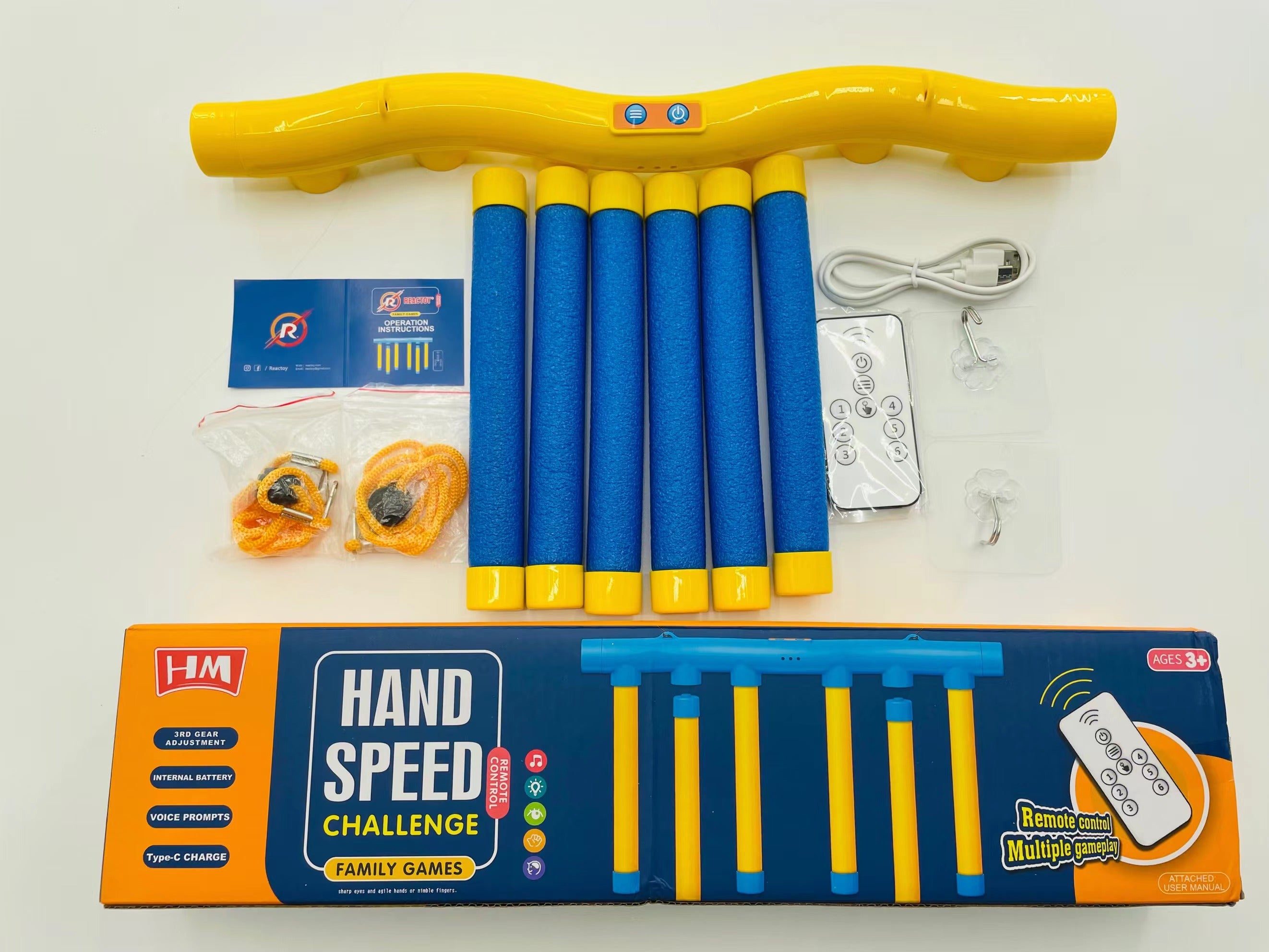 Reactoy is a Hand Eye Coordination tool，and a Challenge Falling Sticks ...